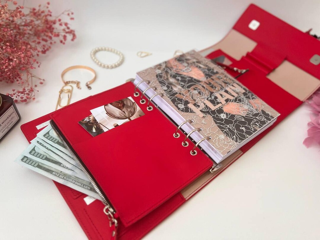 Business Class Natural Italian Leather Planner A5, Gift for Business ...