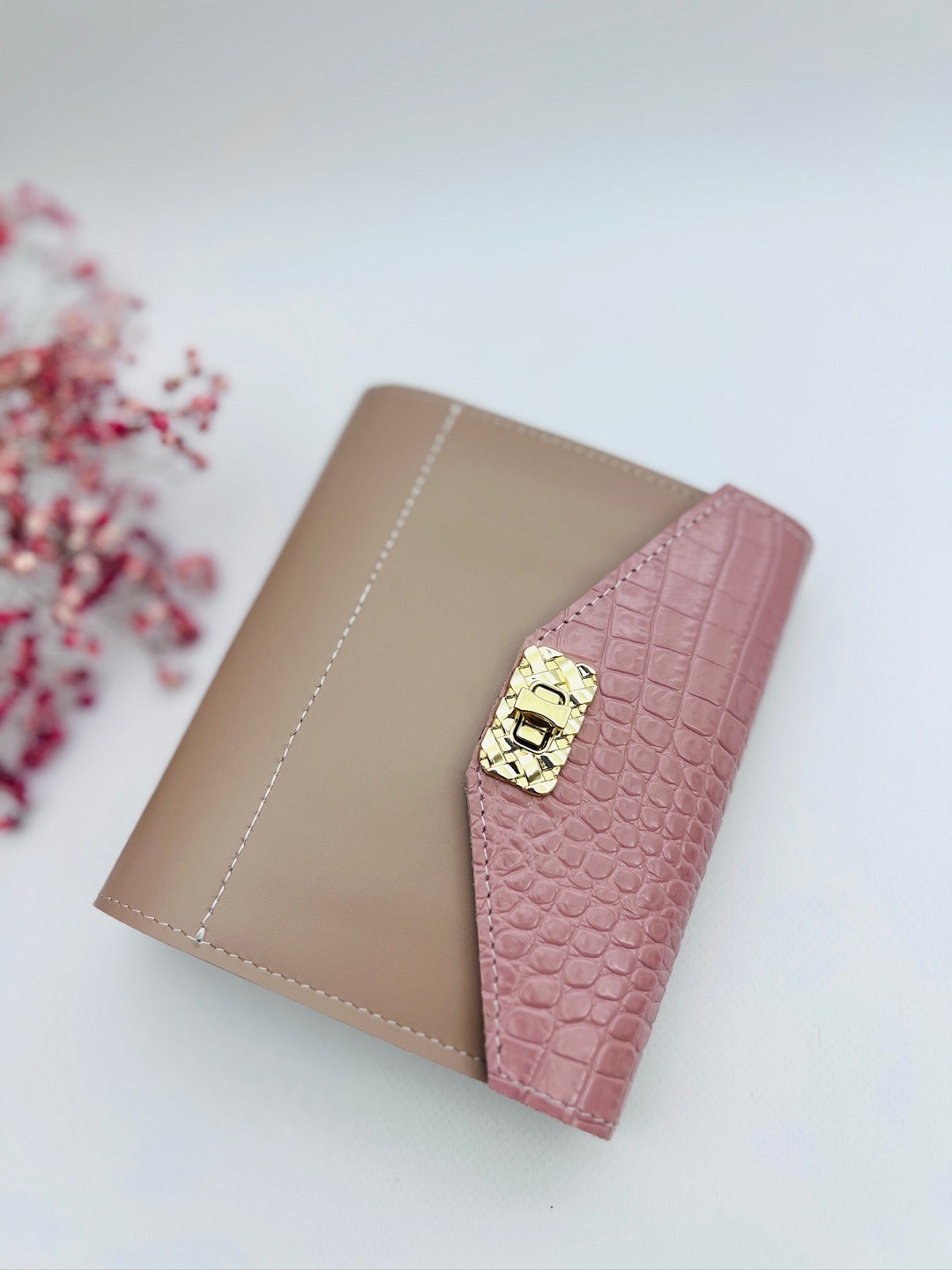 Leather Pink Mini Planner A6, Mini Dated Planner, Exclusive Planner ...