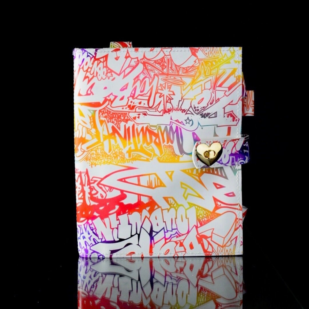 Planner A5, Leather Planner, Planner Binder 6 Ring, Orange-red Leather ...