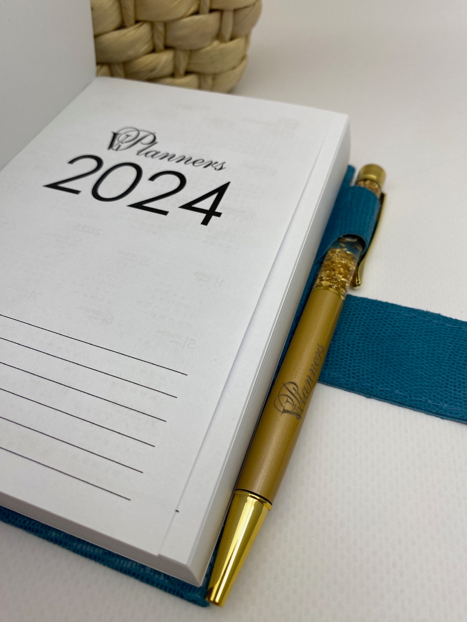 Italian Leather Planner 2024, Dated Planner 2024, Leather Planner, Gift ...