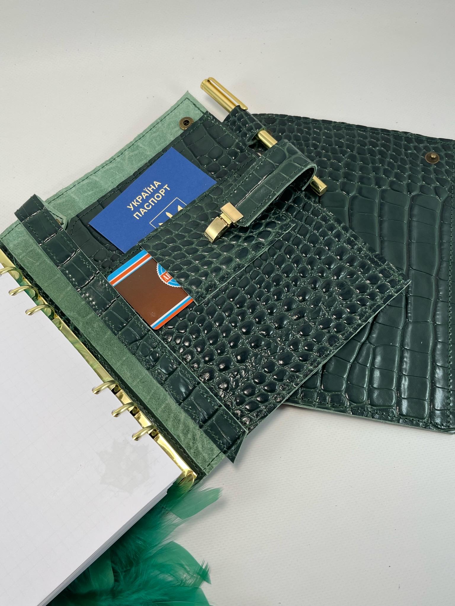 Perfect Green Dragon Leather Planner Binder A5,exclusive Planner, Gift ...