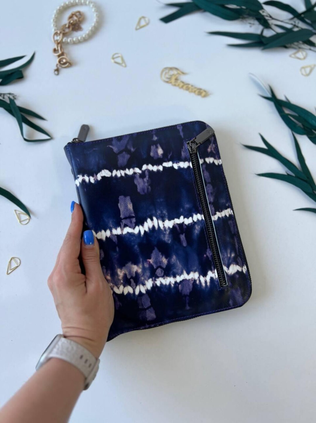 Leather Zip Planner A5, Zipper Notebook Cover, Portfolio, Zipper Book ...