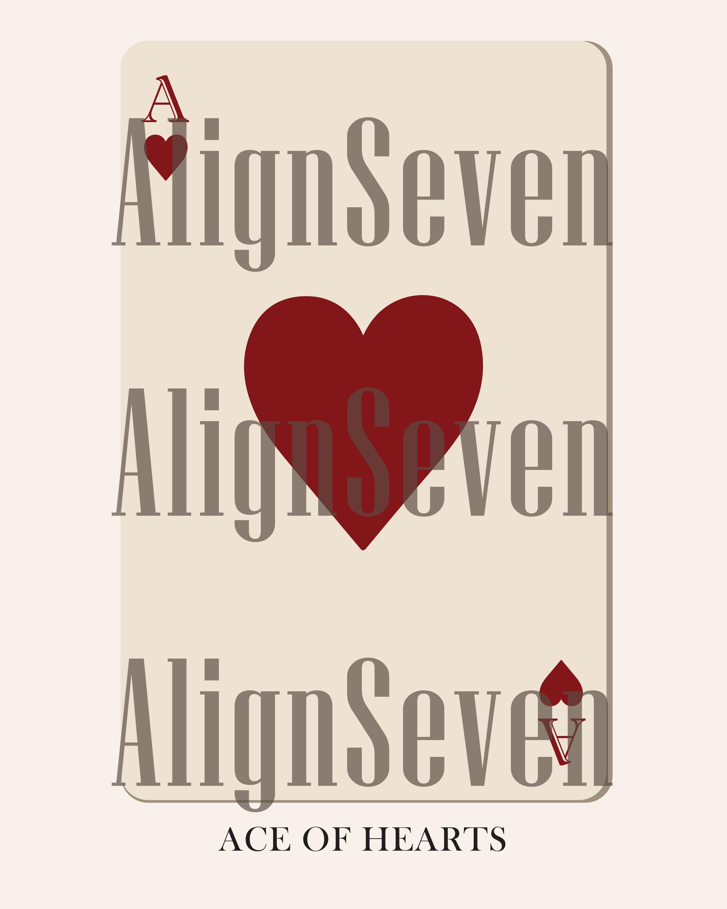 Ace of Hearts Playing Card Digital Print - Etsy