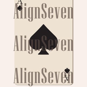 Ace of Spades Playing Card Digital Print - Etsy