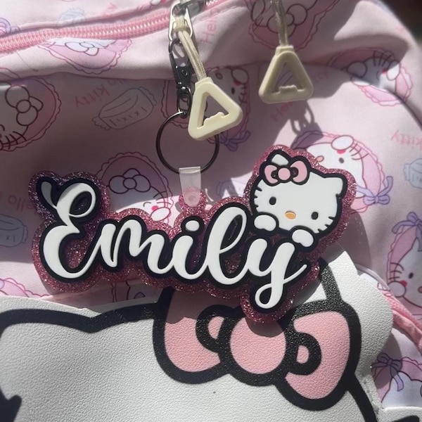 Hello Kittys Key Chain - Etsy