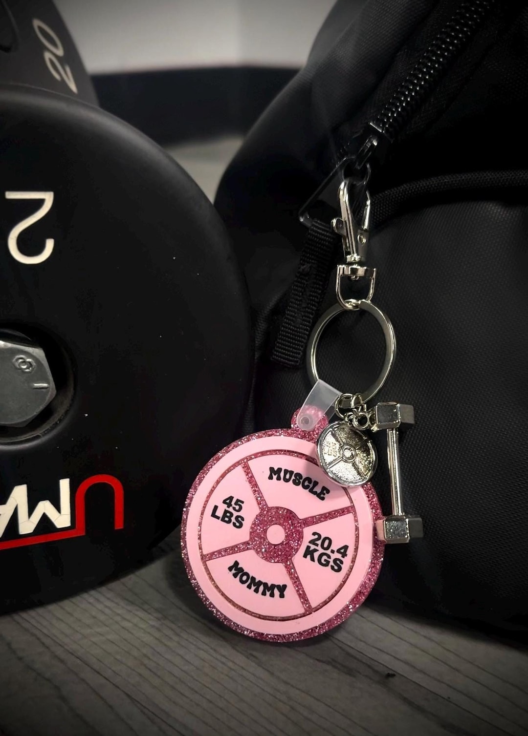 Gym Bag Keychain, Gym Rat Gift, Muscle Mommy Keychain - Etsy