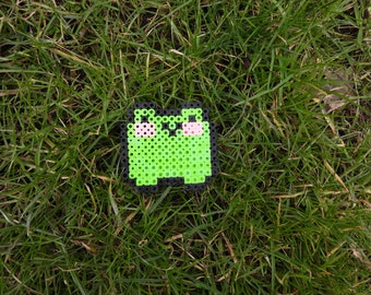 Cute Kawaii Green Frog Perler Beads - Etsy