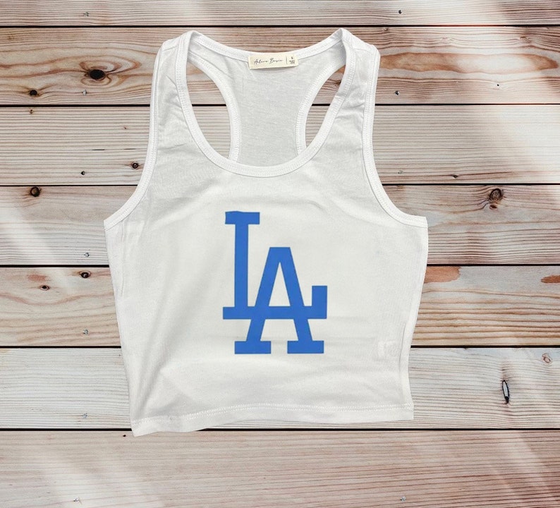 Los Angeles Cropped Tank Top Etsy