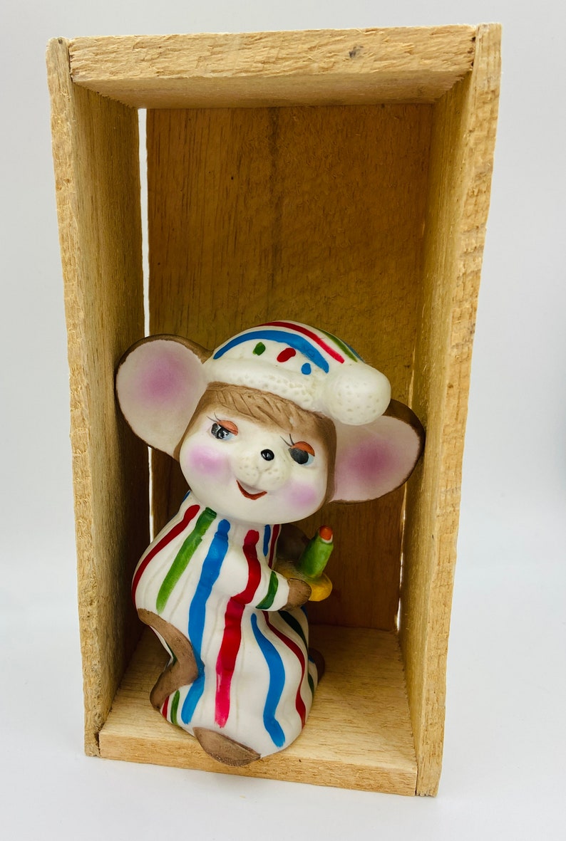 Vintage Mouse Figurine, Topo Gigio Style Mouse Figurine - Etsy