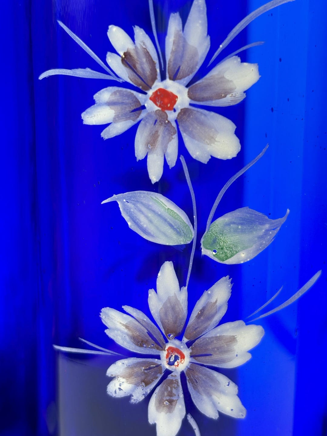 Vintage Highball Blue Glasses- Cobalt Blue Glasses 1950 - Etsy