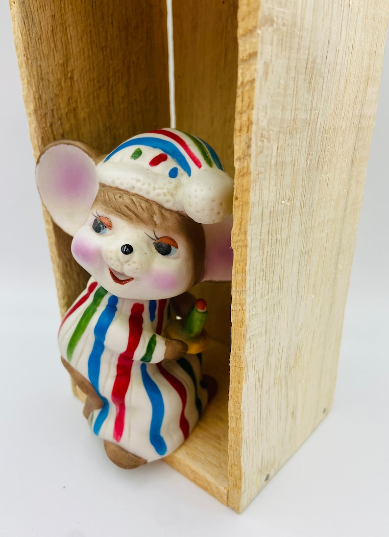 Vintage Mouse Figurine, Topo Gigio Style Mouse Figurine - Etsy