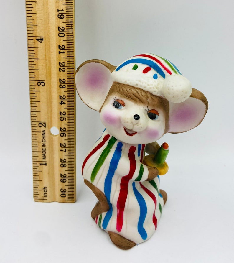 Vintage Mouse Figurine, Topo Gigio Style Mouse Figurine - Etsy