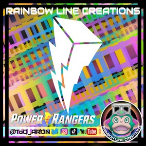 POWER RANGERS Series Vinyl Decals 3 PACK! - Etsy