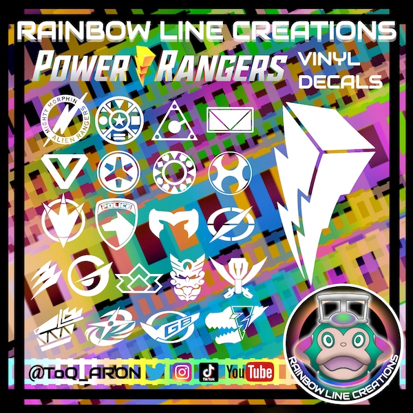 Power Rangers Decal - Etsy