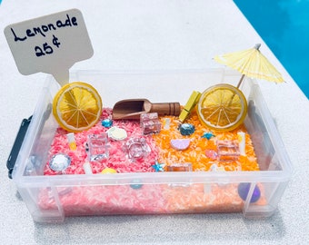 Lemonade Play Kit Summer Sensory Bin - Etsy