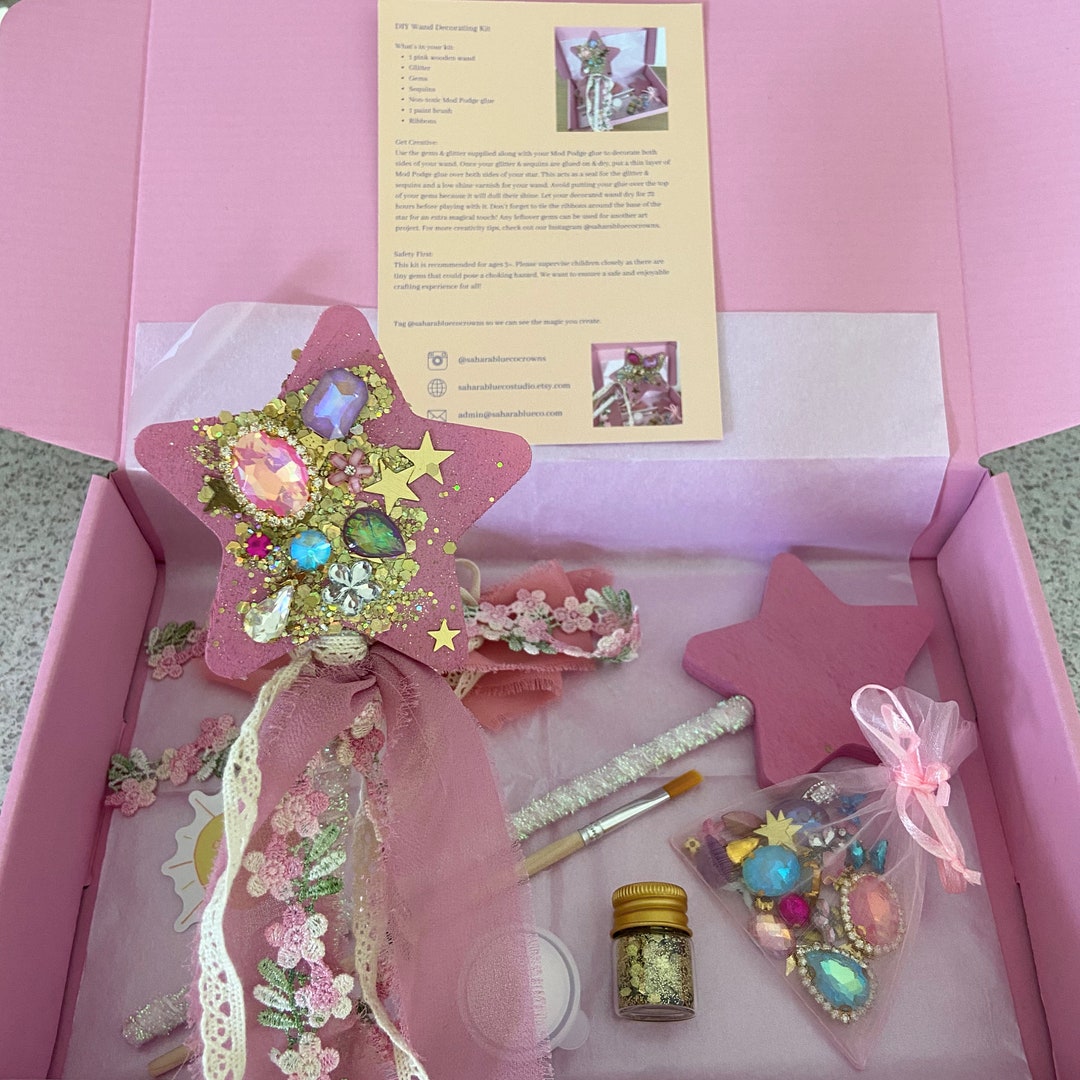DIY Kids Fairy Wand Kit - Etsy