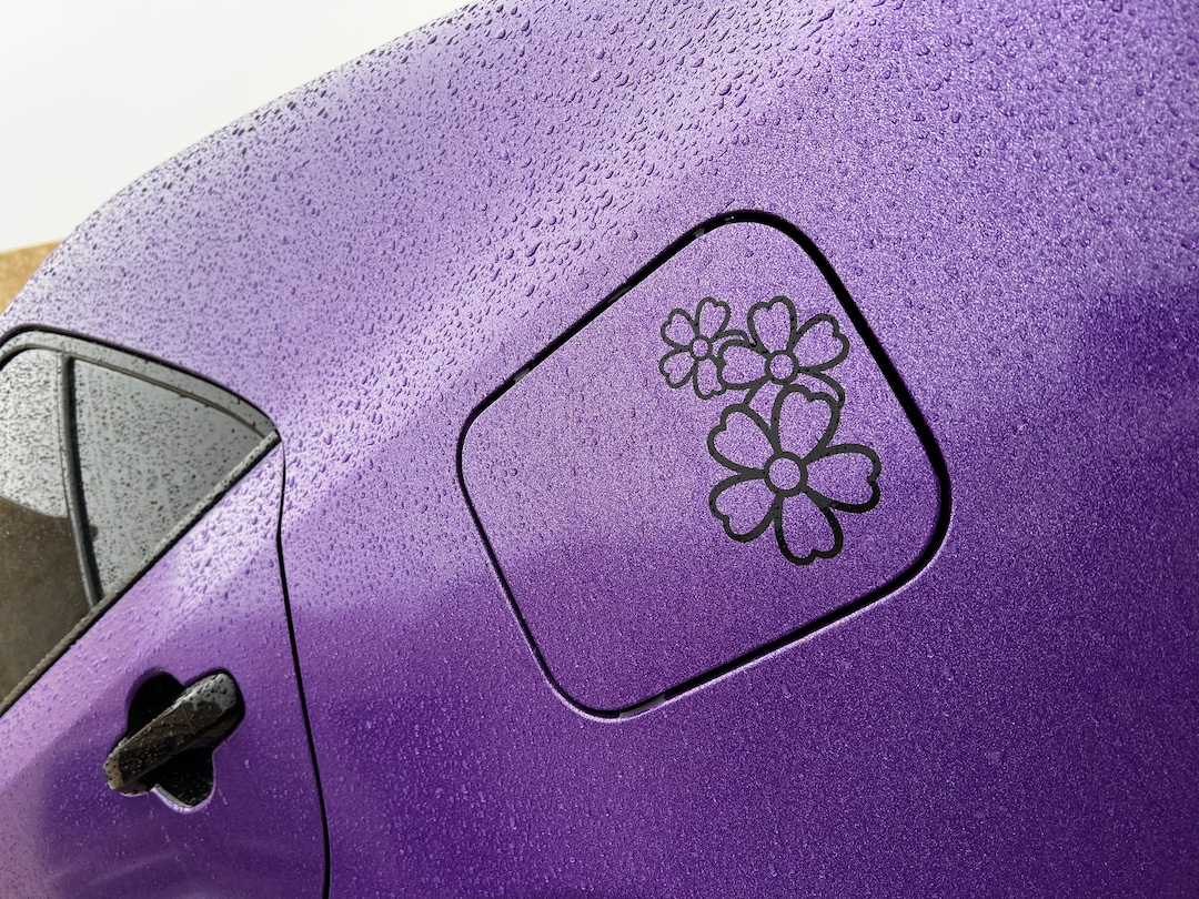 Flower-plant Decal/ Gas Cap Decal/ Car Decal/ Bumper Sticker - Etsy