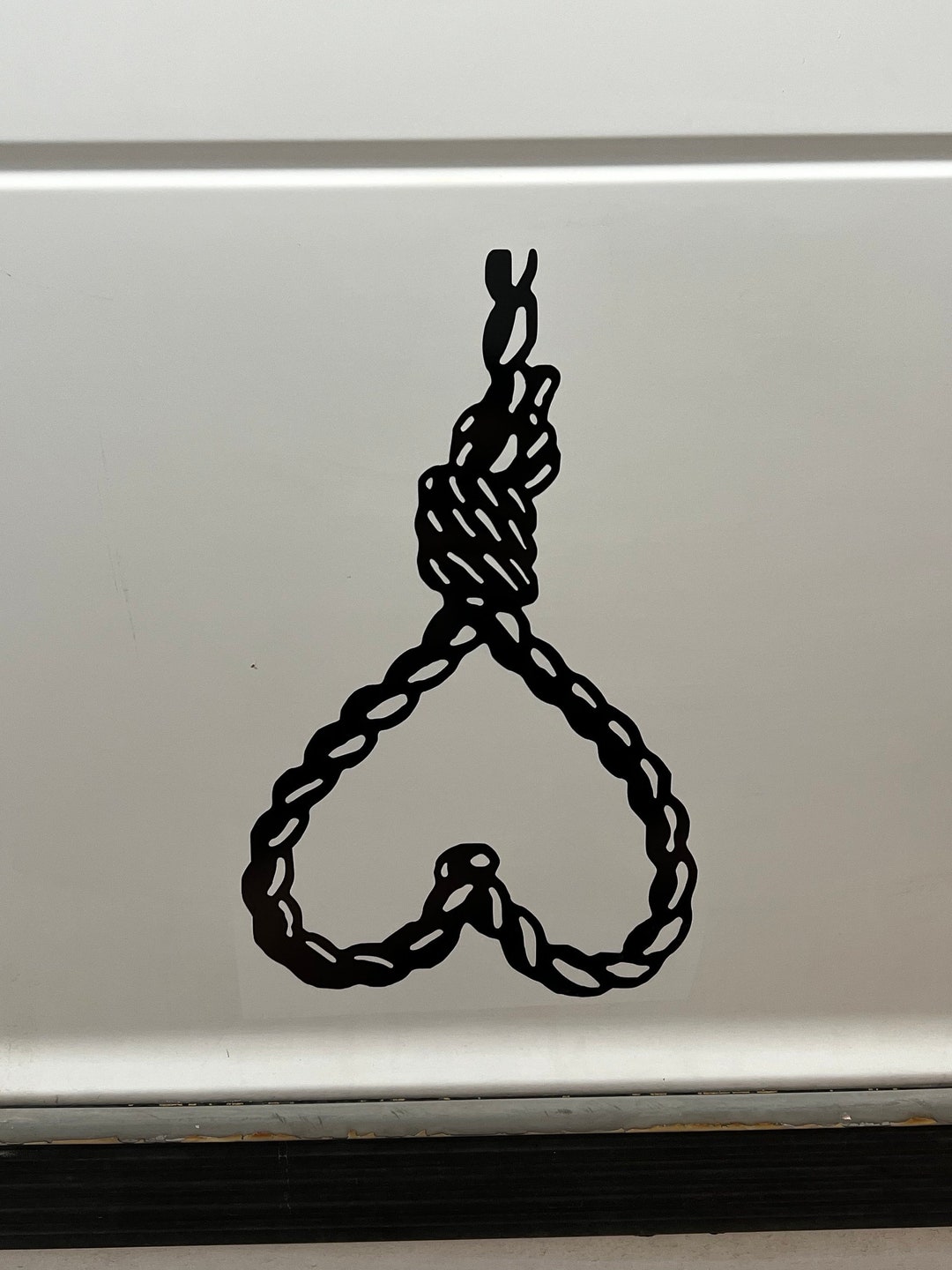 Heart Noose Decal/ Car Decal/ Bumper Sticker - Etsy
