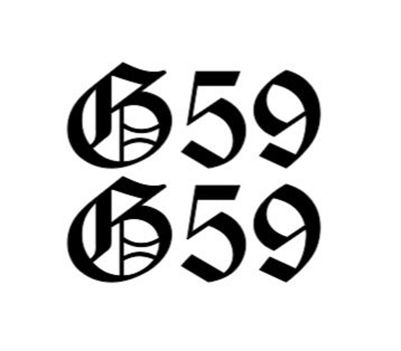 G59 Decal TWO PACK/ Suicideboys Decal/ Laptop Decal/ Car - Etsy