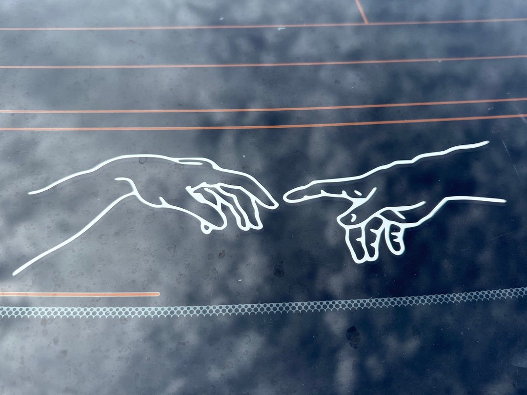 Creation of Adam Decal/ Art Arms Decal/ Laptop Decal/ Car - Etsy