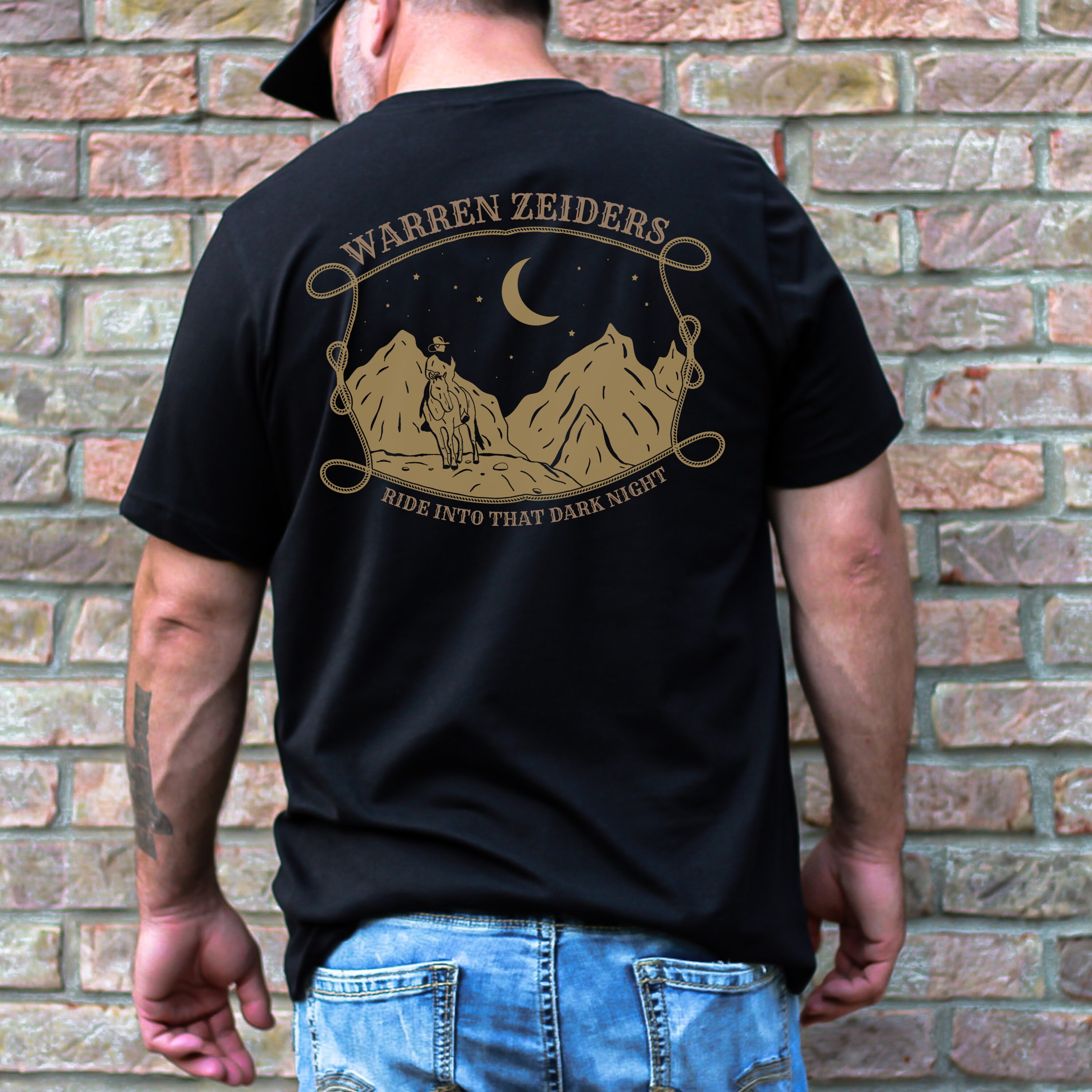Warren Zeiders Shirt, Dark Night Shirt, Concert Tee, Country Music ...