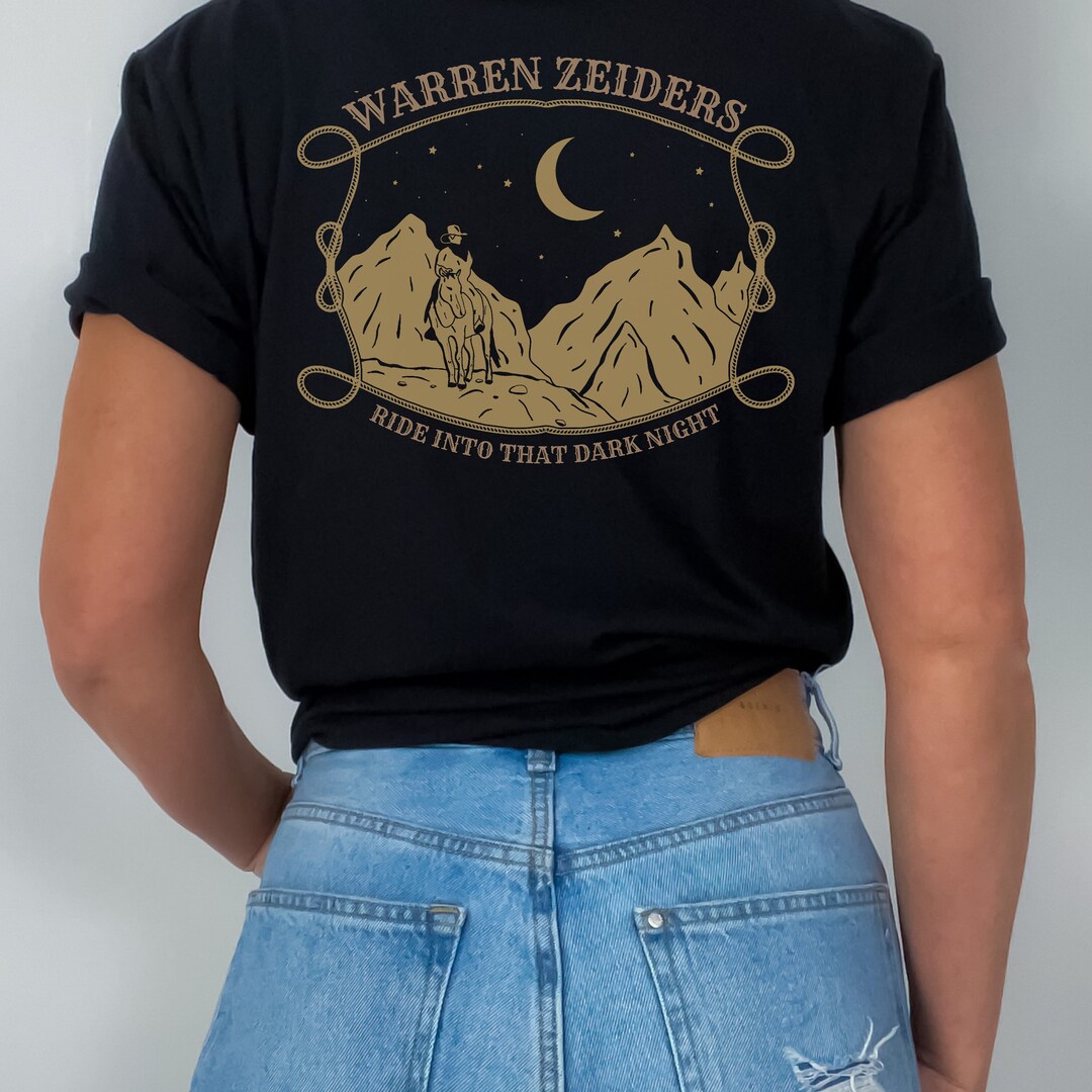 Warren Zeiders Shirt, Dark Night Shirt, Concert Tee, Country Music ...