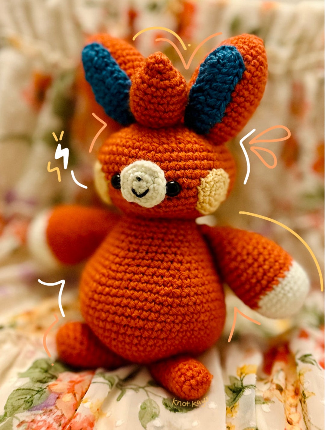 Crochet Pawmi Pokemon Plushie - Etsy