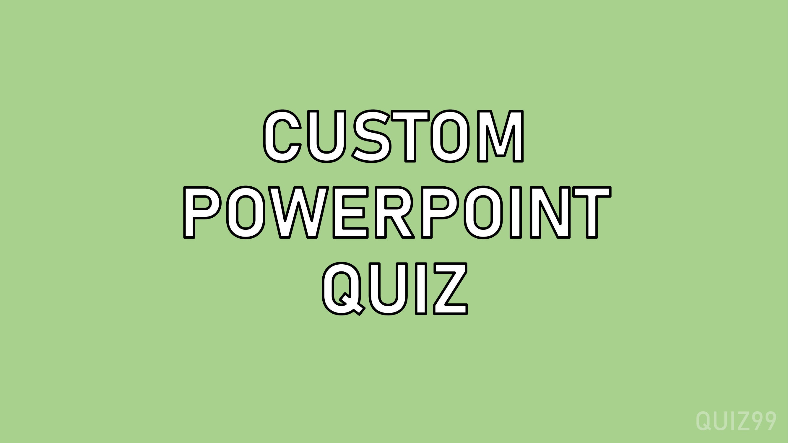 Custom Trivia Powerpoint Quiz - Birthday - Wedding - Party - Games ...