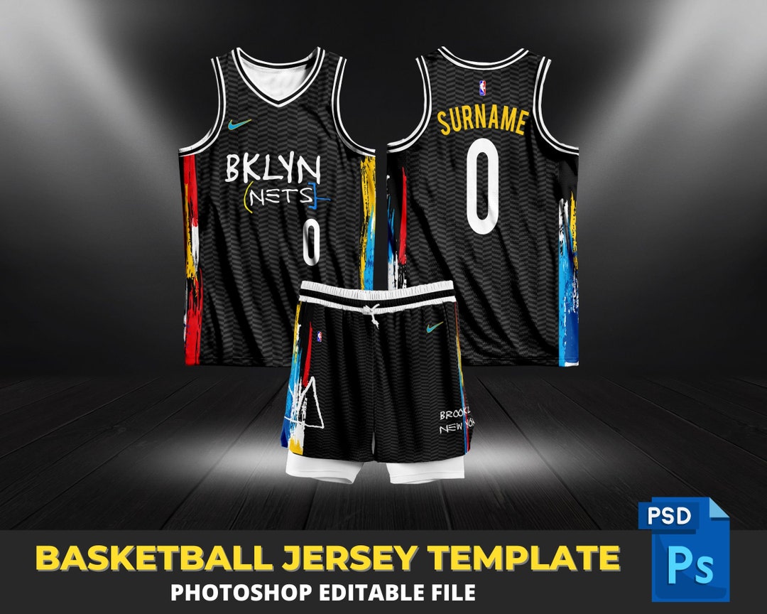 Full Sublimation Editable Basketball Jersey Template | Coreldraw and ...