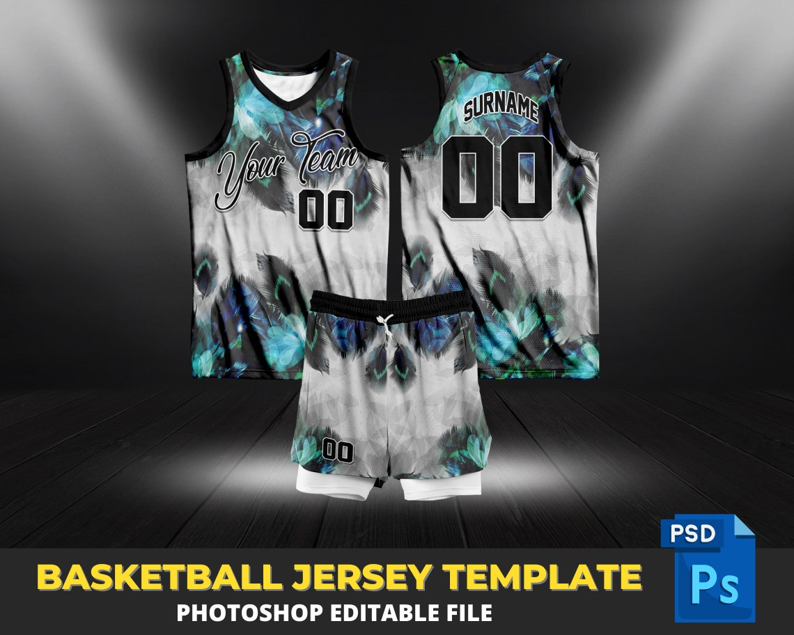 Editable Basketball Jersey Template: Full Sublimation Jersey FREE ...