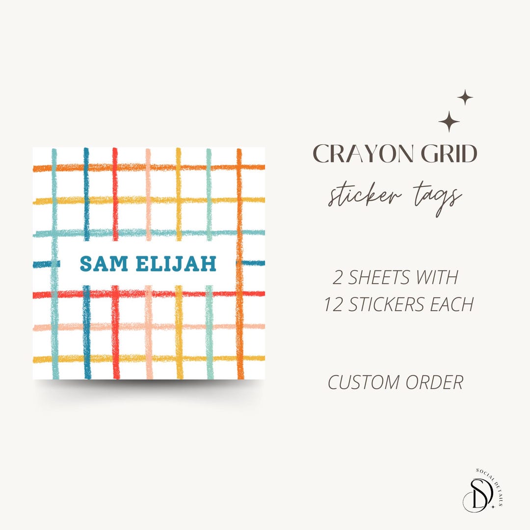 Custom Stickers for Gifts, Personalized Name Stickers, Name Decals ...