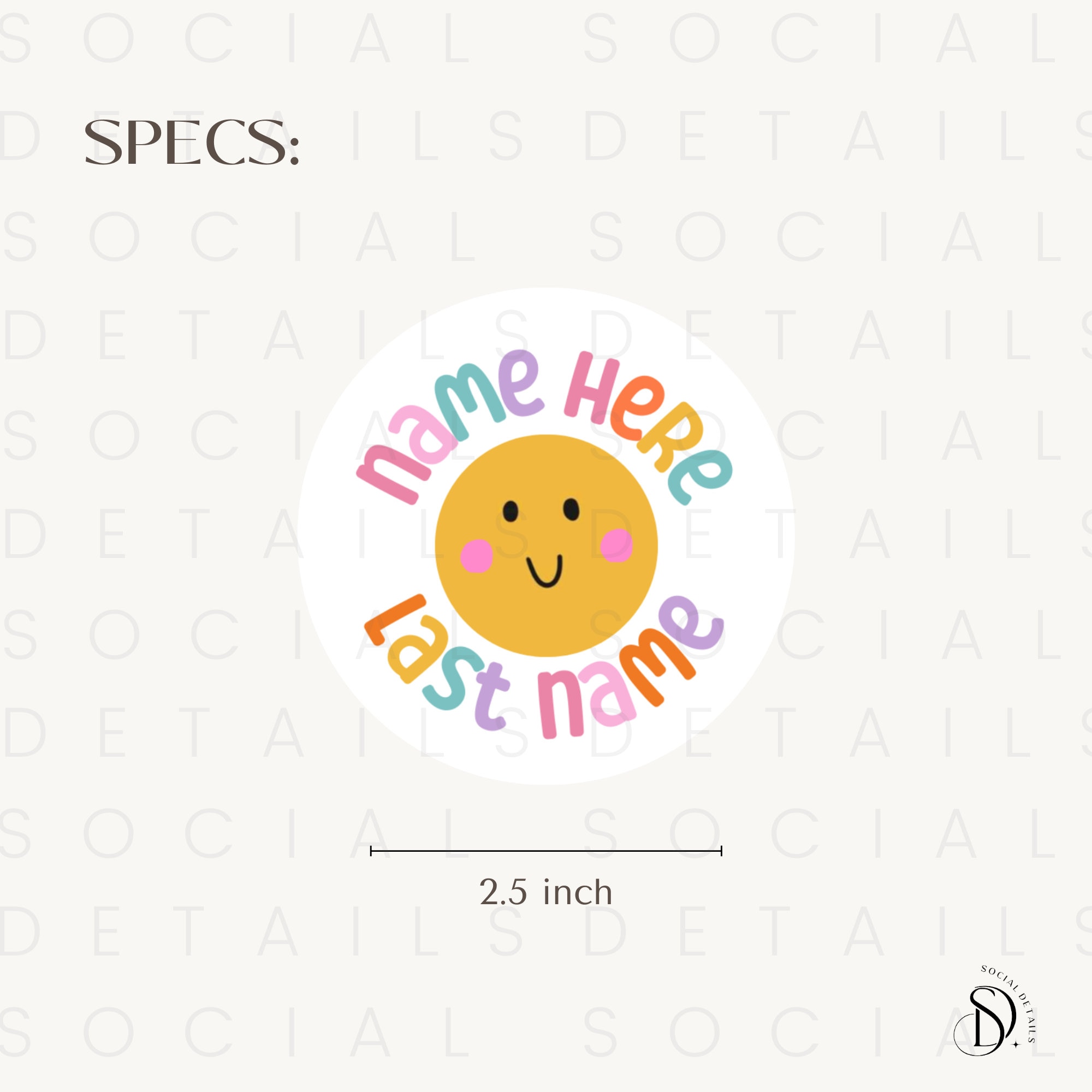 Name Labels, Name Stickers for Gifts, Custom Stickers, Personalized ...