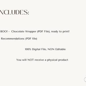 Printable Halloween Candy Wrapper, Instant Download, DIY Chocolate ...