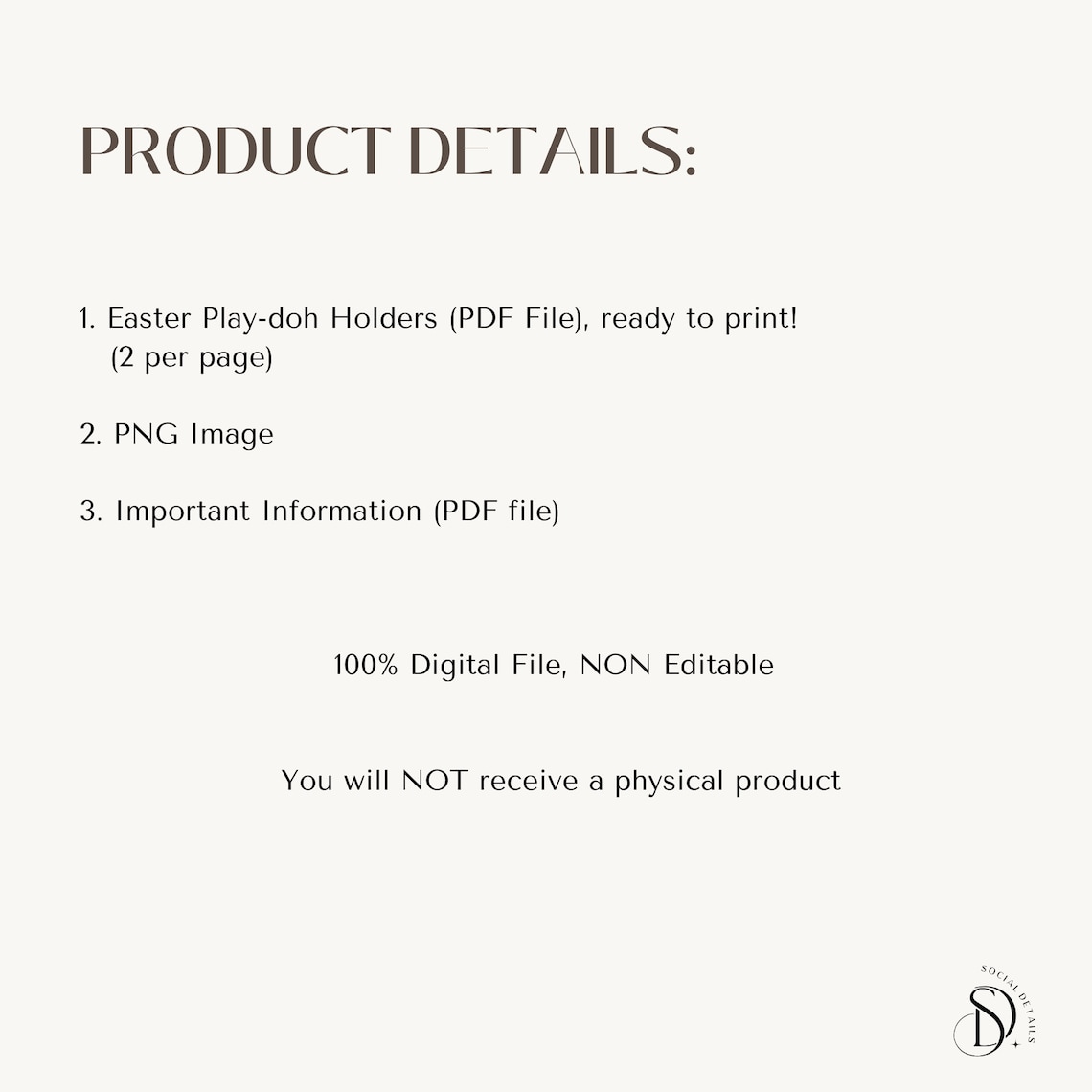 Easter Play-doh Holder, Kids Play-doh Printable, Teacher Classroom Play ...