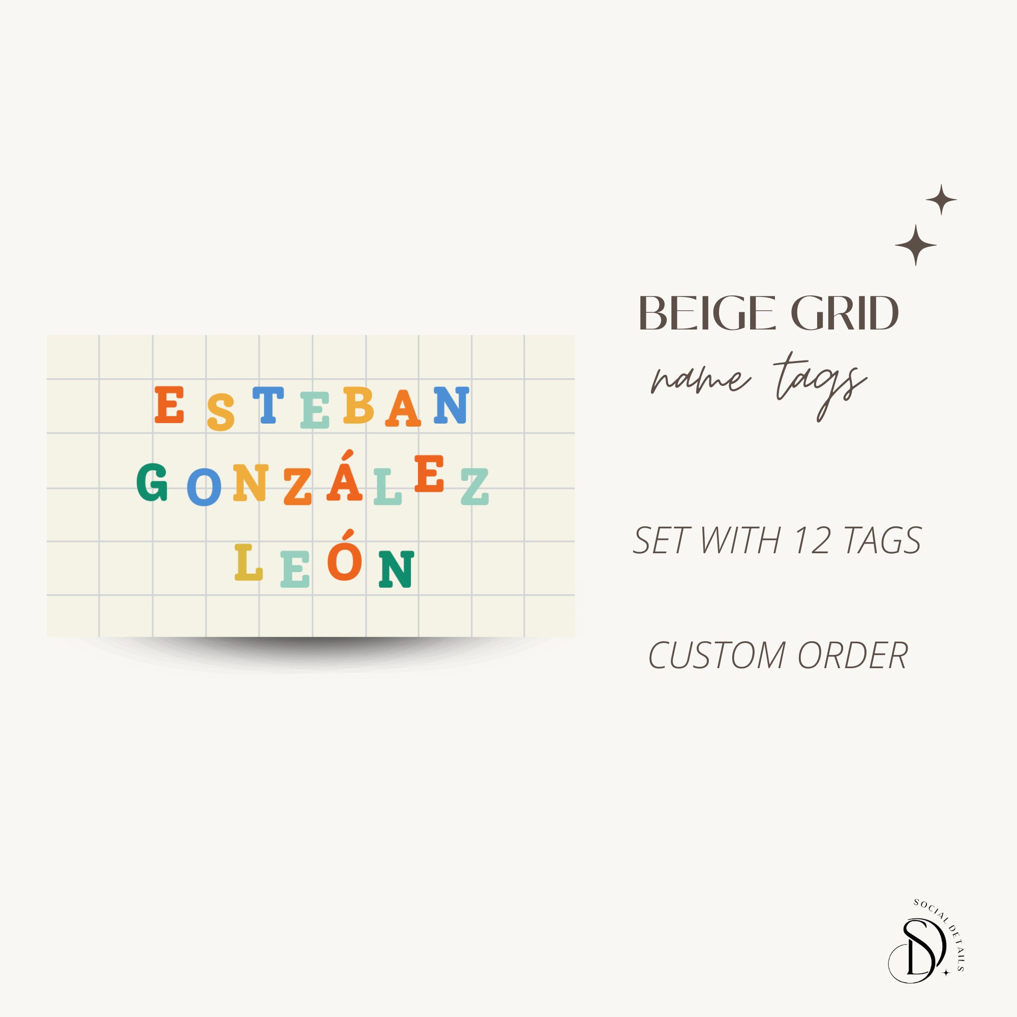 Personalized Gift Tag, Custom Tags, Family Tags, to From Tags, Birthday ...