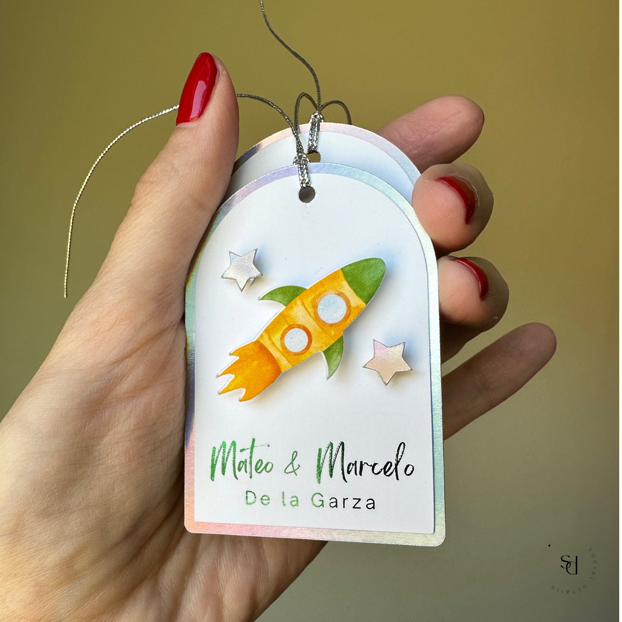 3D Gift Tags, Custom Gift Tags, Birthday Gift Tags, Children's ...