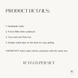 Unicorn 3D Gift Tags, Custom Gift Tags, Personalized 3D Gift Tags ...