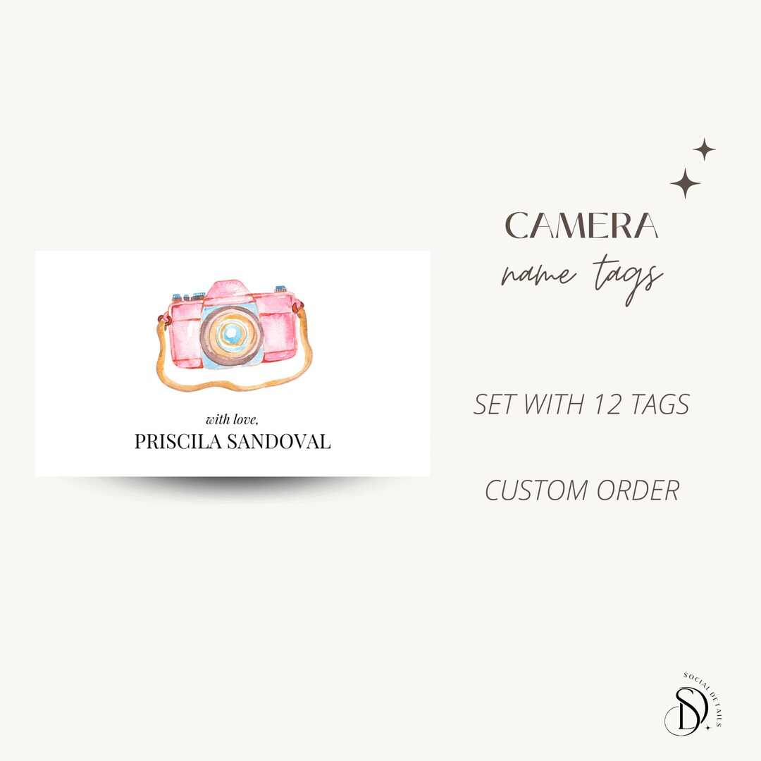 Gift Tags for Kids, Name Tags for Girls, Personalized Name Tags, Name ...