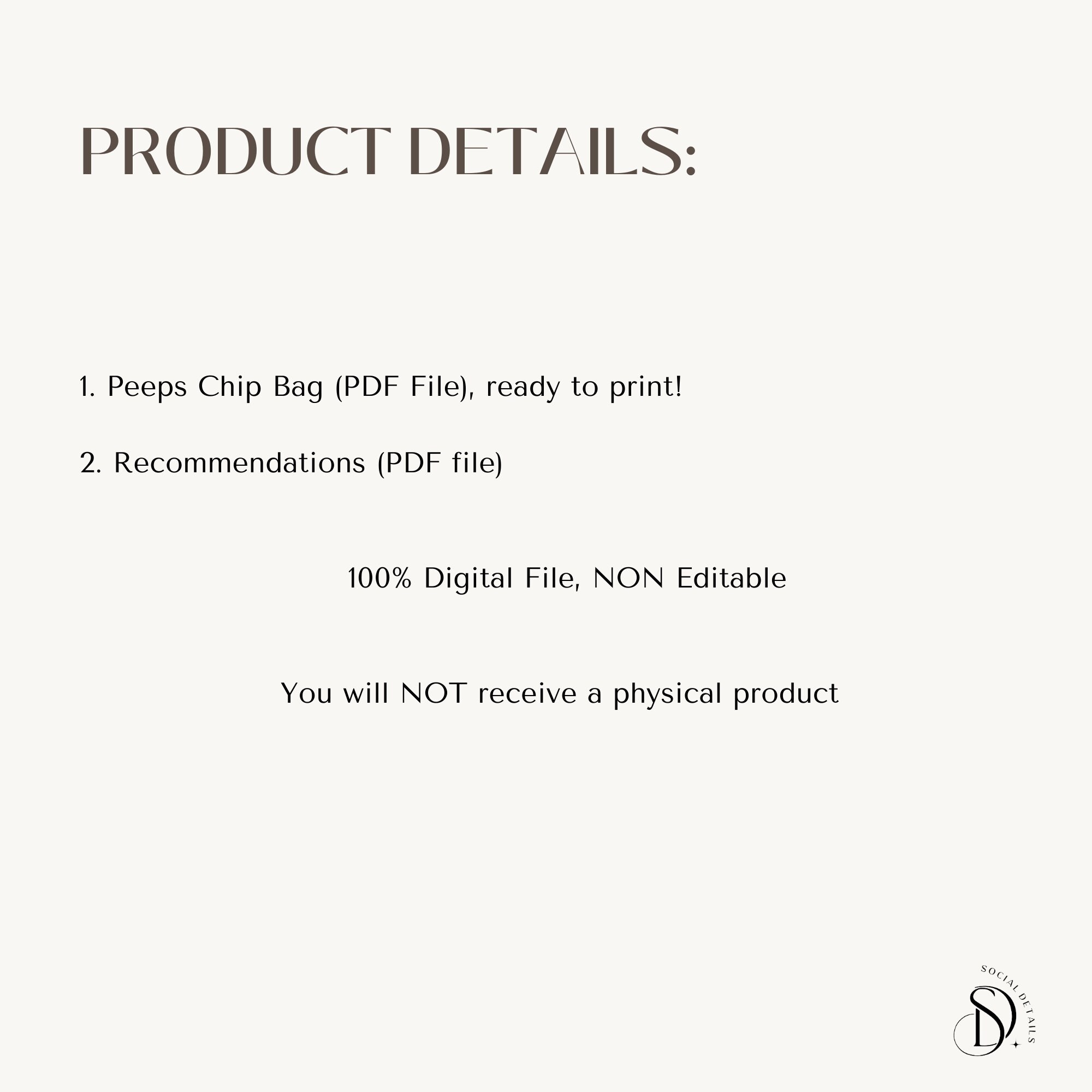 Printable Peeps Chip Bags, Instant Download, Easter Favors, Easter Chip ...