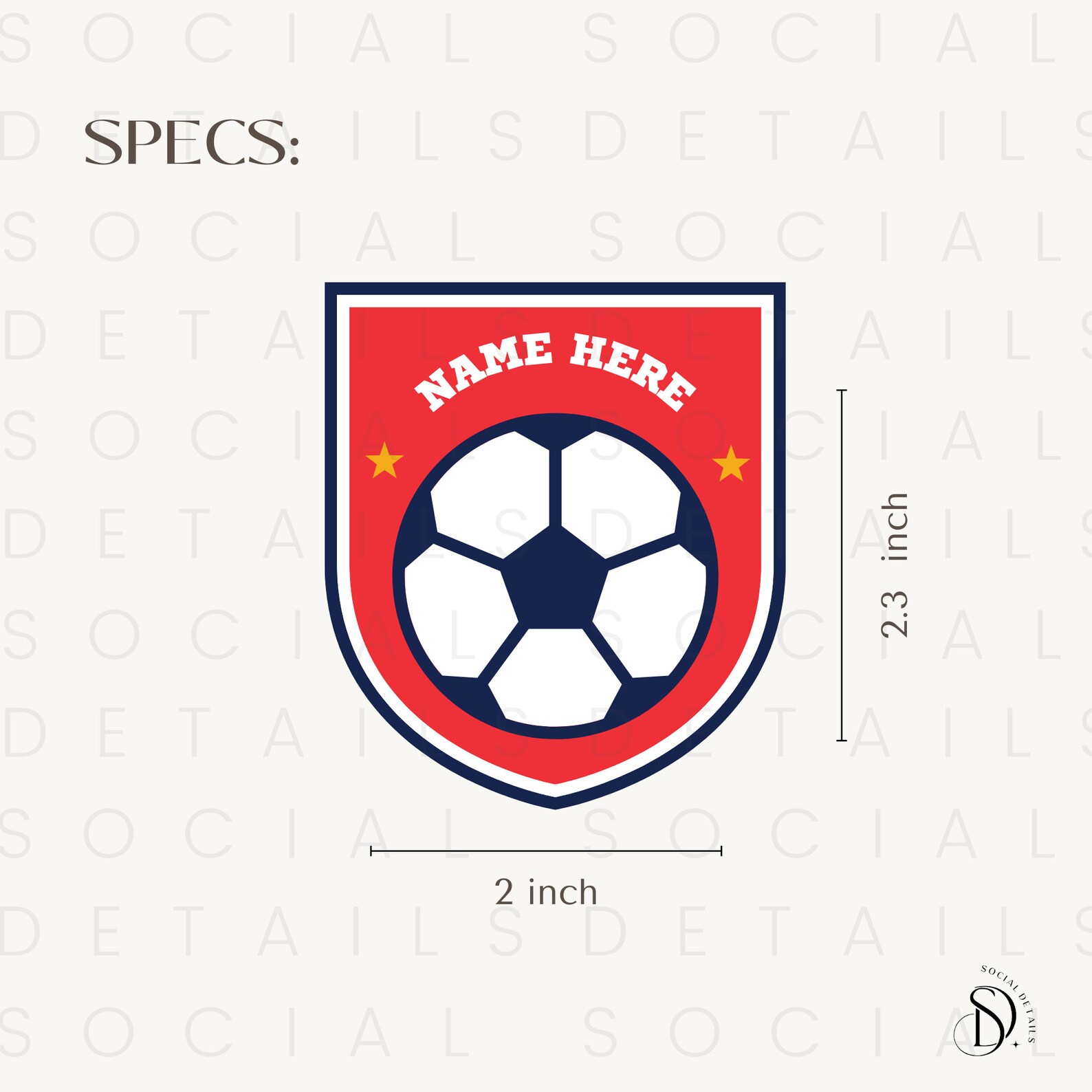 Soccer Stickers, Name Stickers, Sticker Tags, Custom Stickers ...