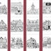 Village Life Coloring Pages for All Ages: Charming Houses, Quaint Shops ...