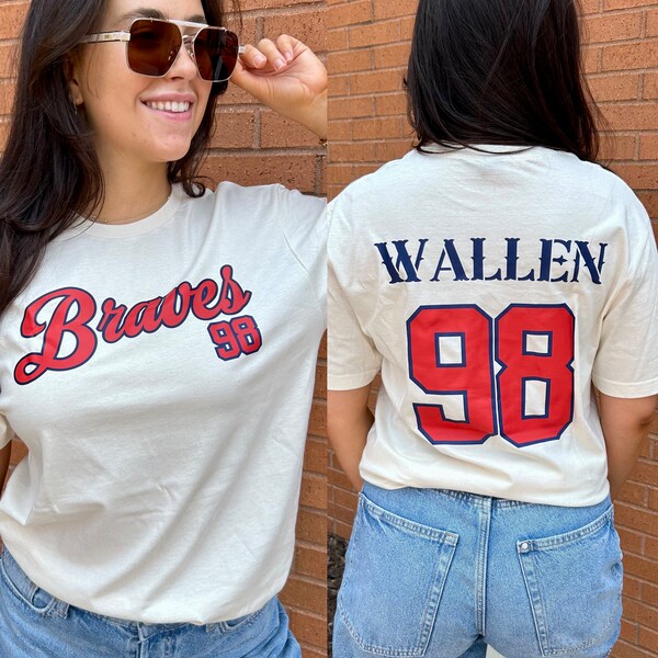 Mens Morgan Wallen 98 Braves Shirt - Etsy