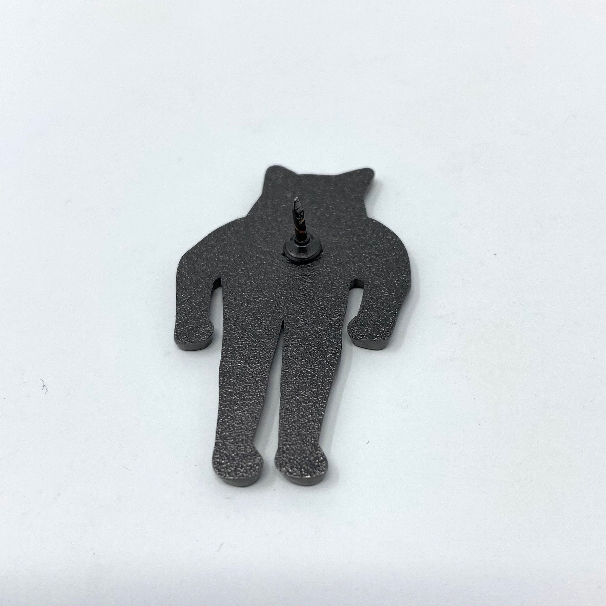 Man Meme Cat Pin With Enamel Anthropomorphic Pin, Cute Novelty Backpack ...