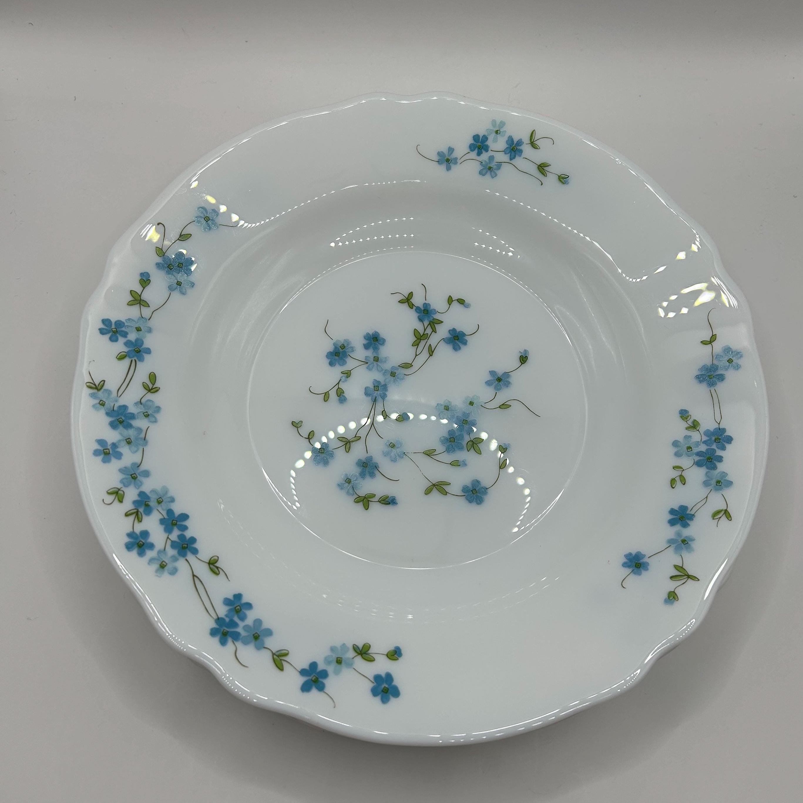 Vintage Arc Acropal France "veronica" Pattern Soup Plates, Set of 3 ...