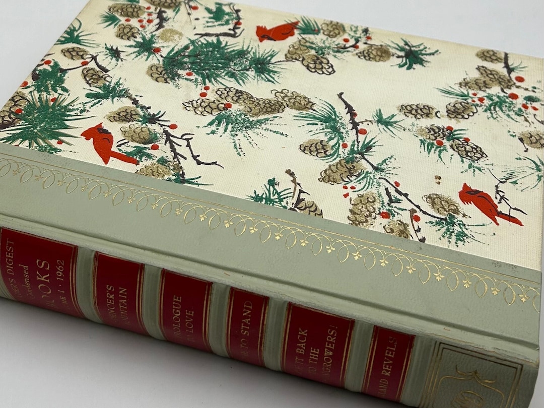 Vintage Readers Digest Condensed Books Volume 1 1962 Winter With Red ...