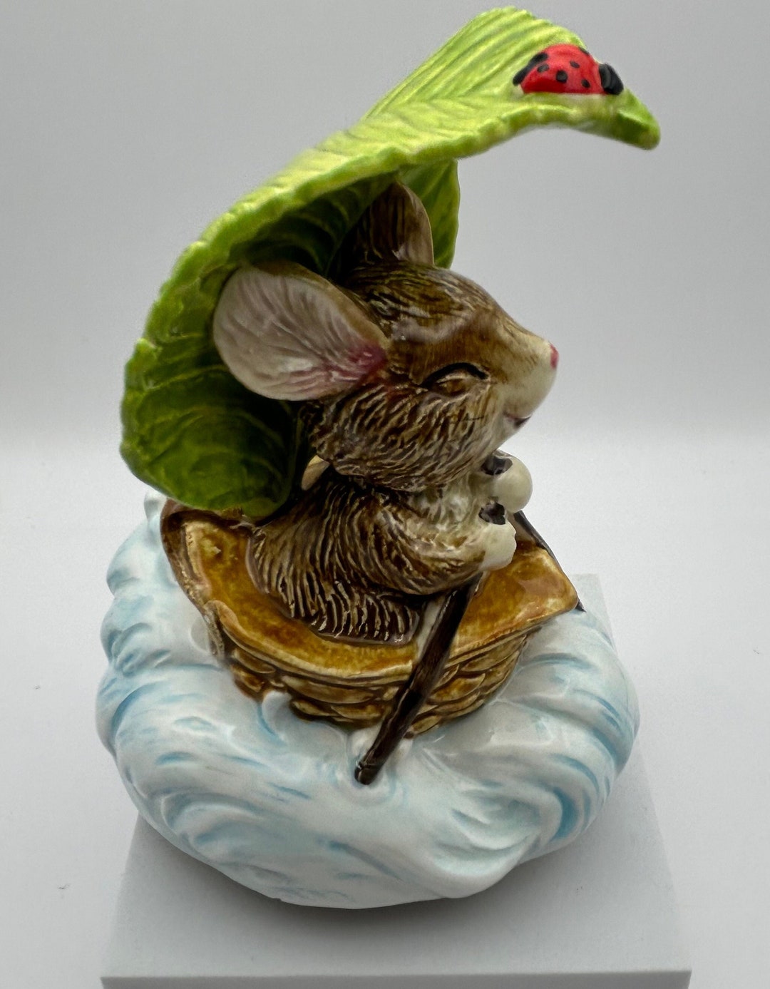 Vintage Otagiri Gibson Greeting Cards Music Box With Mouse in a Nut ...