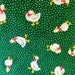 Vintage Christmas Geese With Red Bows Round Tablecloth, 1980s Geese ...