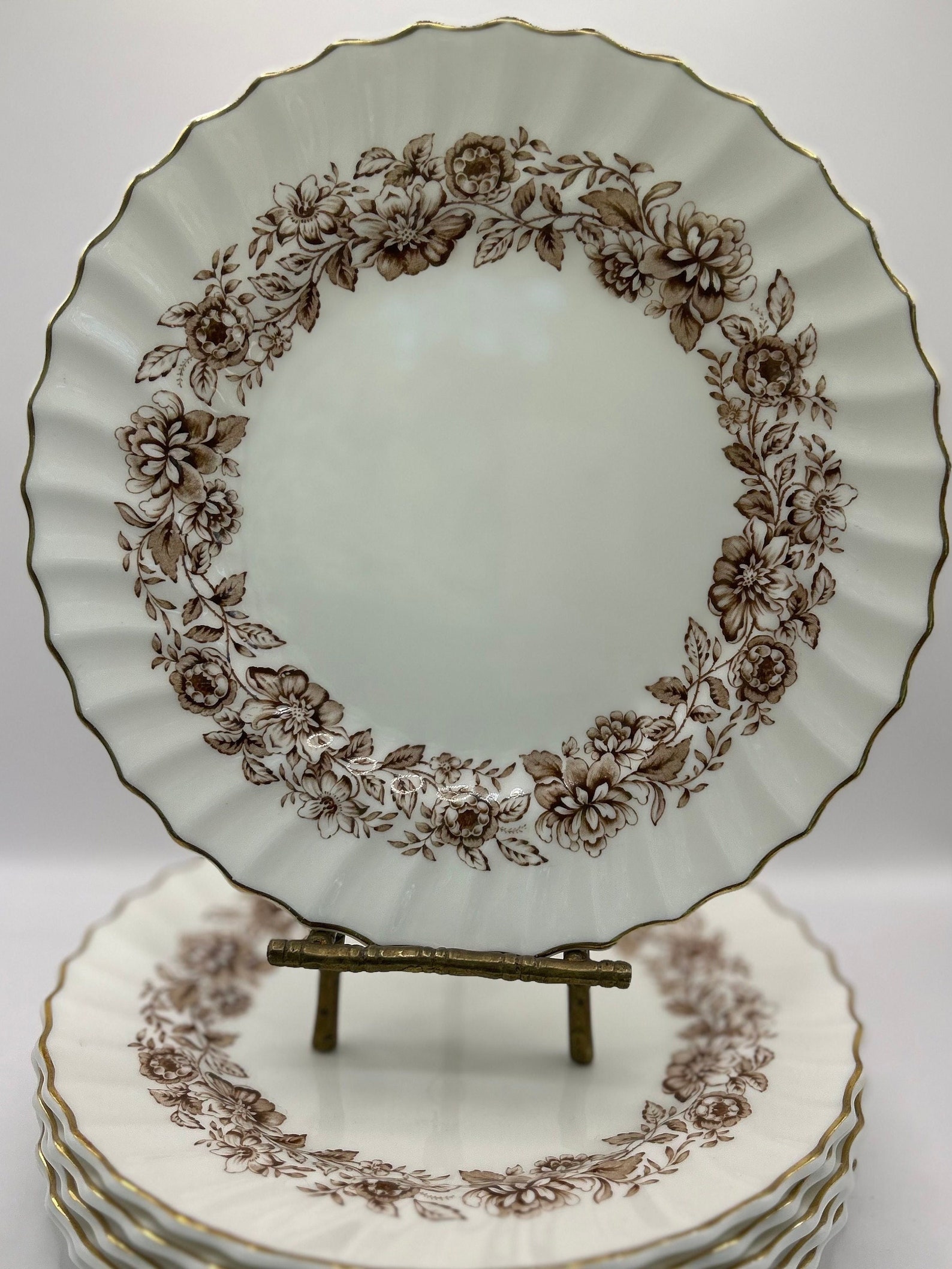 Vintage Royal Doulton Mayfair Salad/dessert Plates, Set of Six, Vintage ...