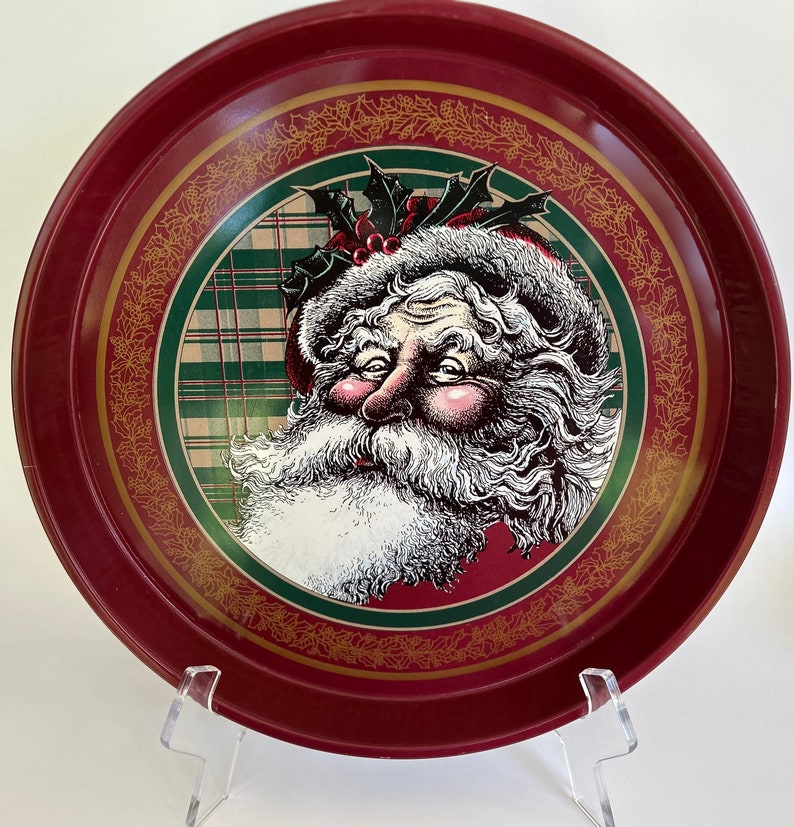 Vintage Set of 3 Christmas Serving Trays - Etsy