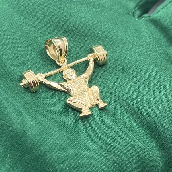 Weightlifting Pendant - Etsy